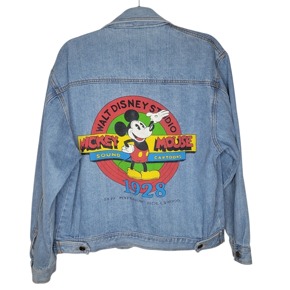 Disney | Jackets & Coats | Vintage 9s Mickey And Co Denim Jacket Sound ...